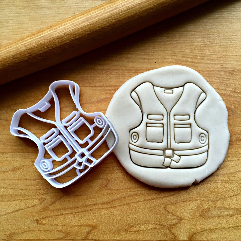 Fishing Vest Cookie Cutter/multi-size/dishwasher Safe | Etsy