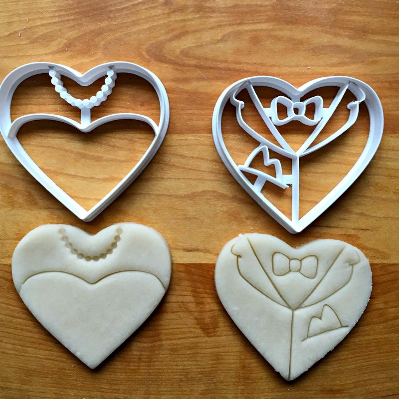 Heart Wedding Cookie - Etsy