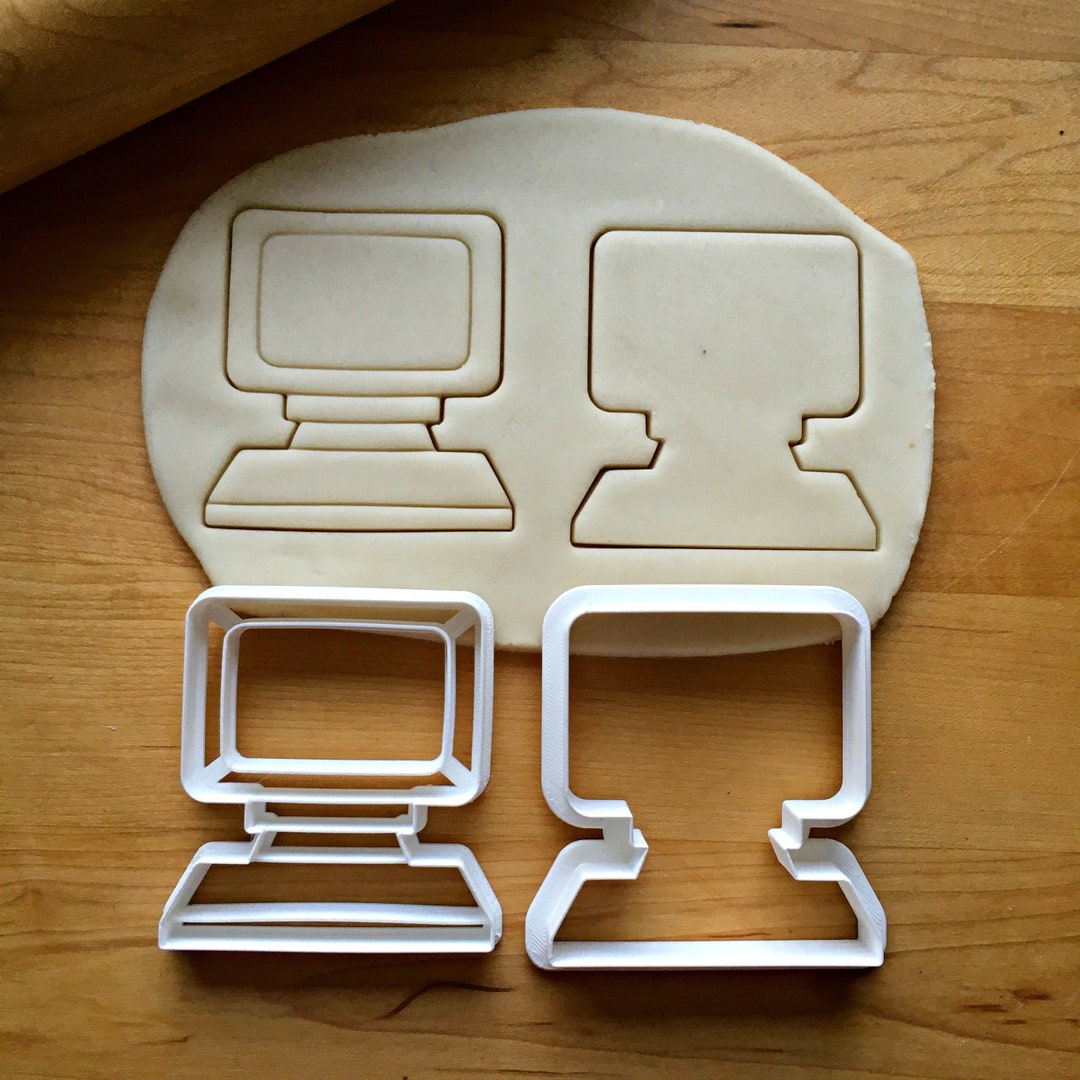 Set of 2 Computer Cookie Cutters/multi-size /made in the USA - Etsy