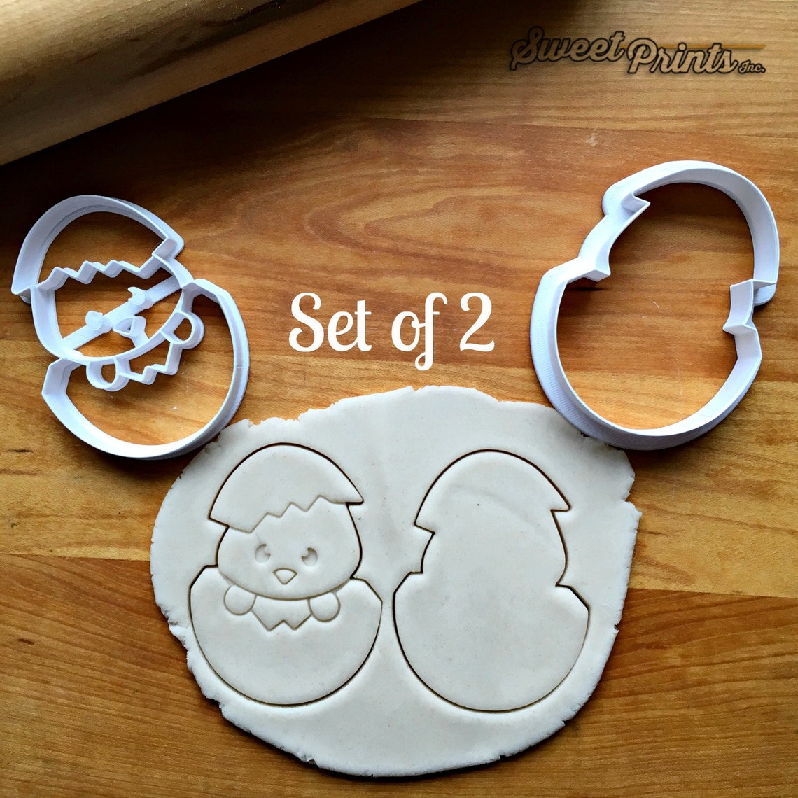 Set of 2 Baby Chick Cookie Cutters/multi-size - Etsy