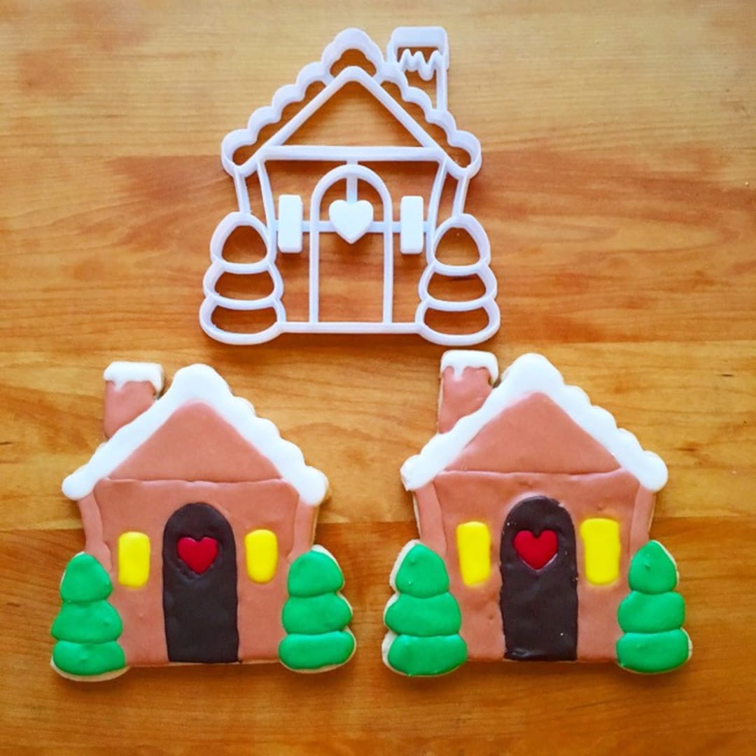 Gingerbread House Cookie Cuttermulti-size/christmas Cookie Cutter / - Etsy