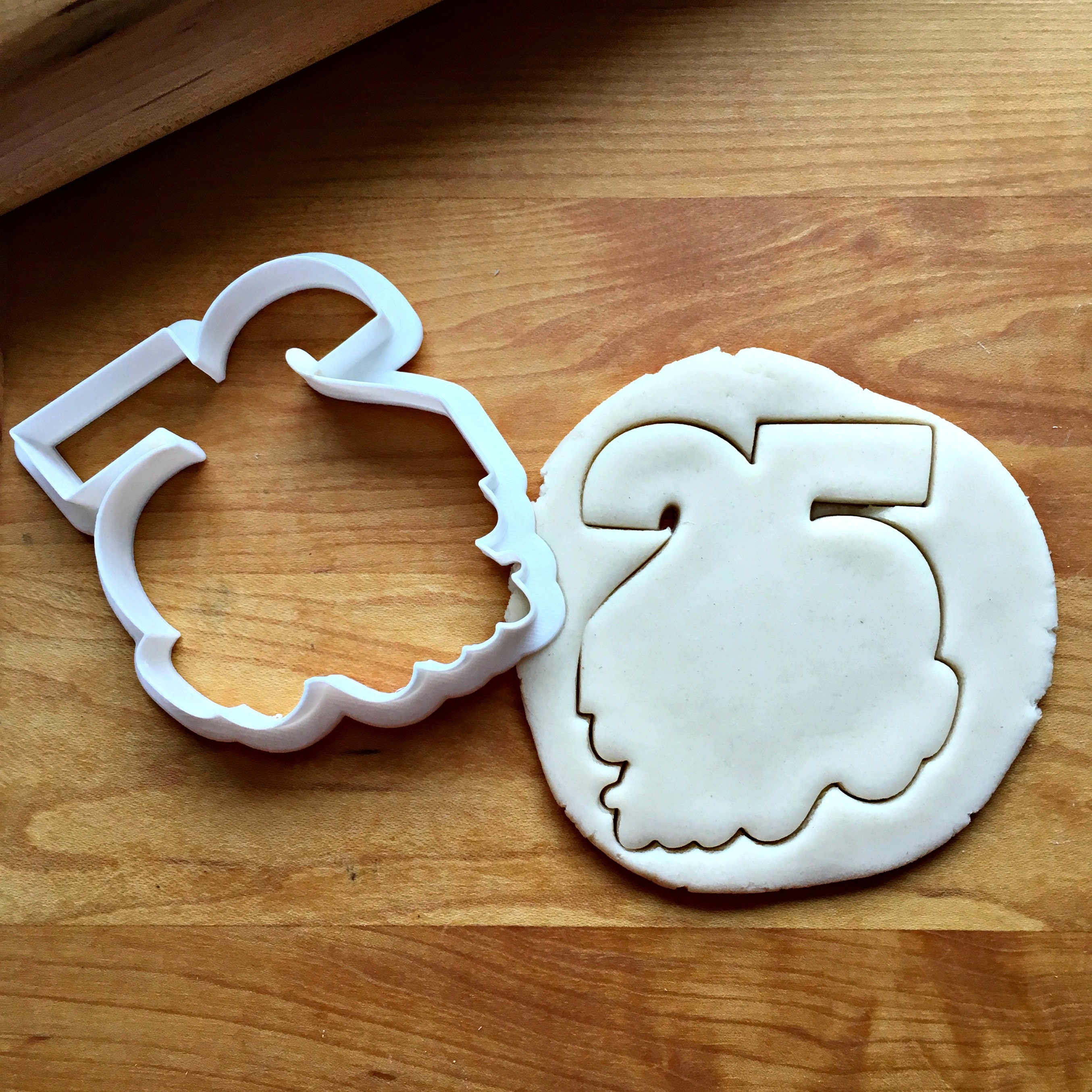 Lettered Number 25 Cookie Cutter/multi-size/dishwasher Safe | Etsy