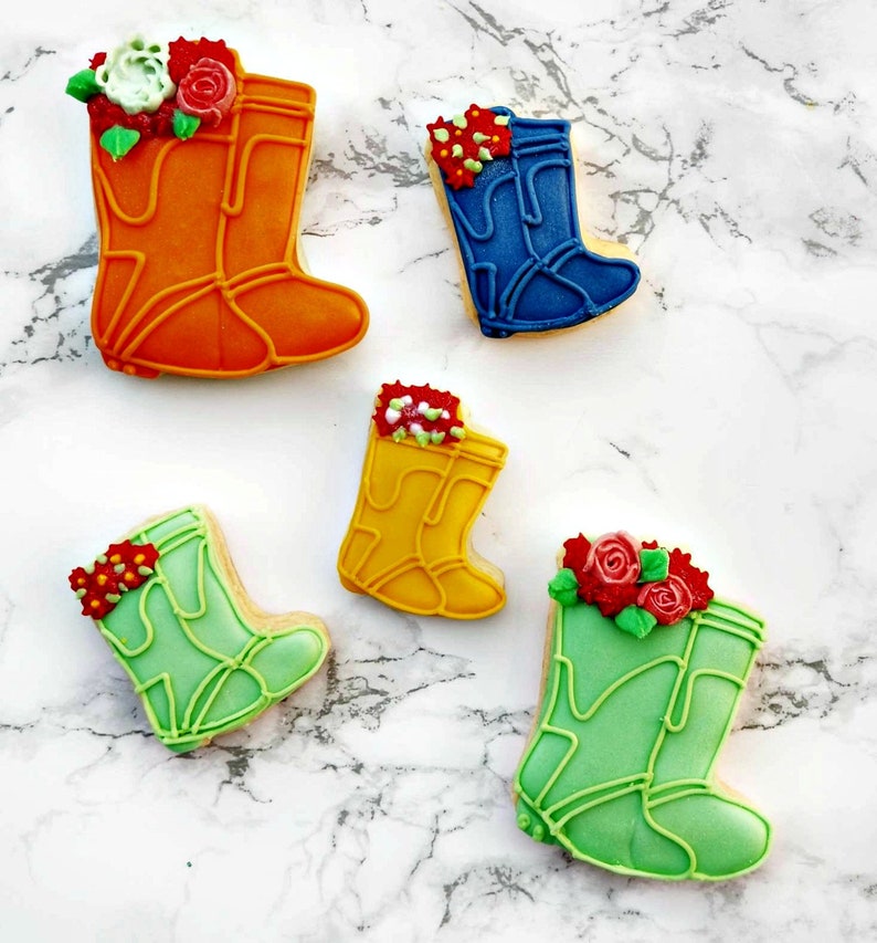 Set of 2 Rain Boots Cookie Cutters/multi-size - Etsy