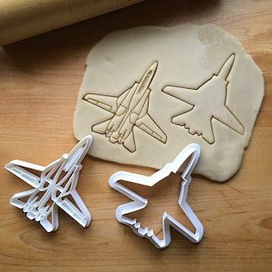 Set of 2 Navy Fighter Jet 3 Cookie Cutters in Multiple Sizes - Etsy