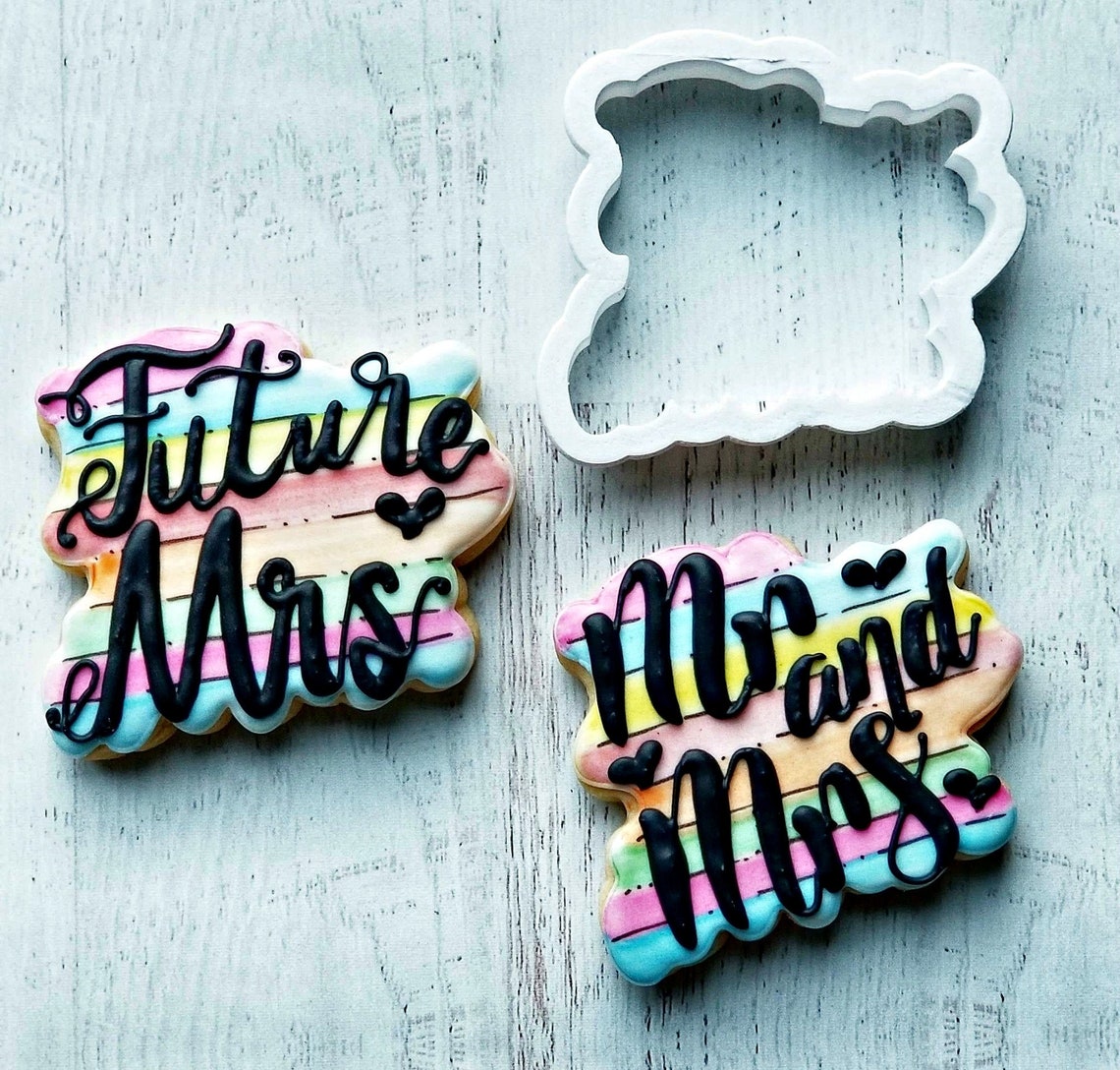 Future Mrs. Script Cookie Cutter/multi-size/dishwasher Safe - Etsy