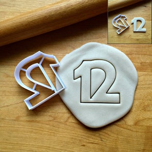 Number 12 Cookie Cutter/multi-size/cuts Through - Etsy