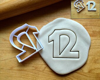 Number 12 Cookie Cutter - Etsy