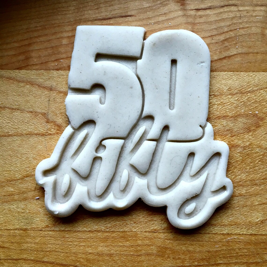 Lettered Number 50 Cookie Cutter/multi-size/dishwasher Safe - Etsy