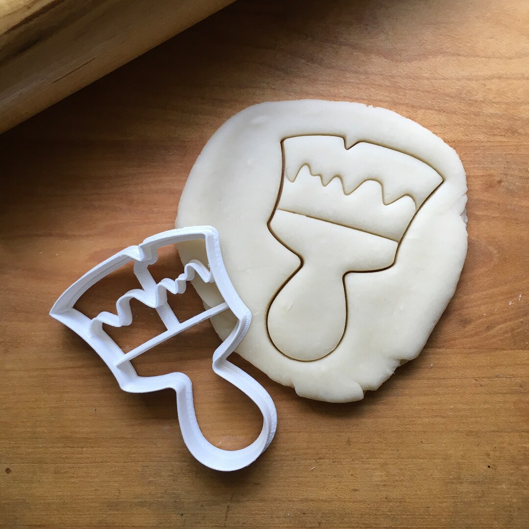 Wide Paint Brush Cookie Cutter in Multiple Sizes - Etsy