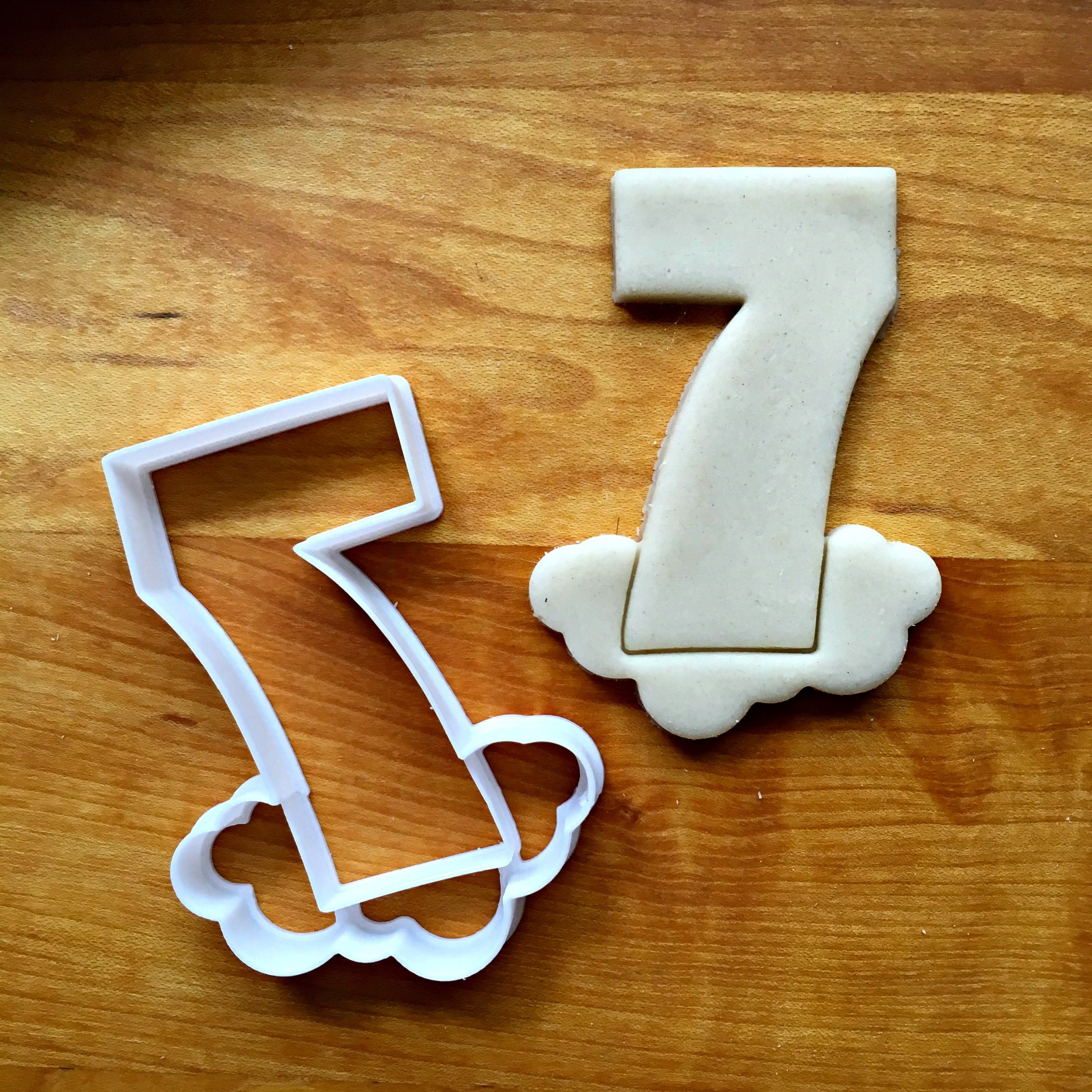 Cloud Number 7 Cookie Cutter/multi-size/dishwasher Safe - Etsy UK