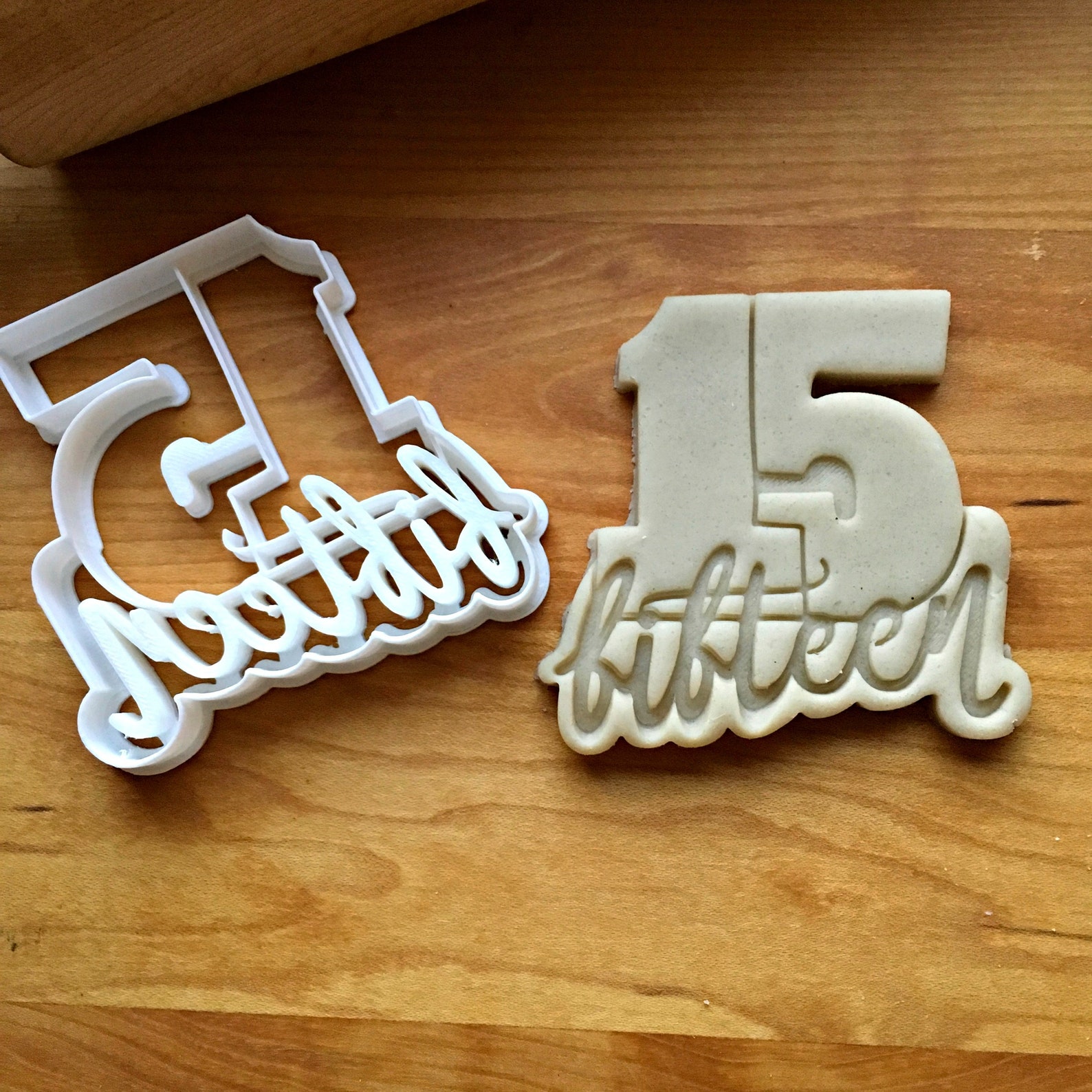 Set of 6 Lettered Number Cookie Cutters - Etsy