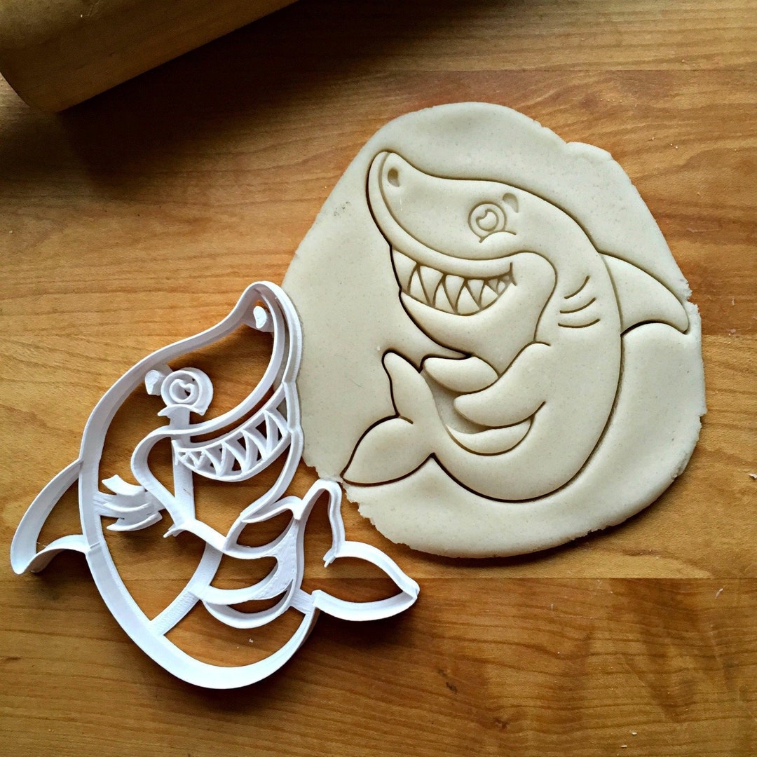 Smiling Shark Cookie Cutter in Multiple Sizes - Etsy