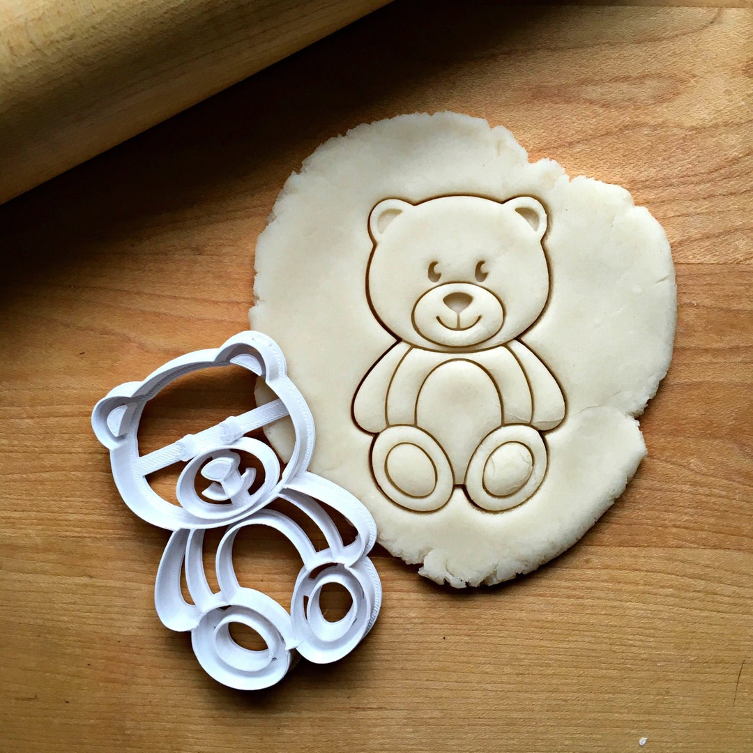 Teddy Bear Cookie Cutter in Multiple Sizes - Etsy