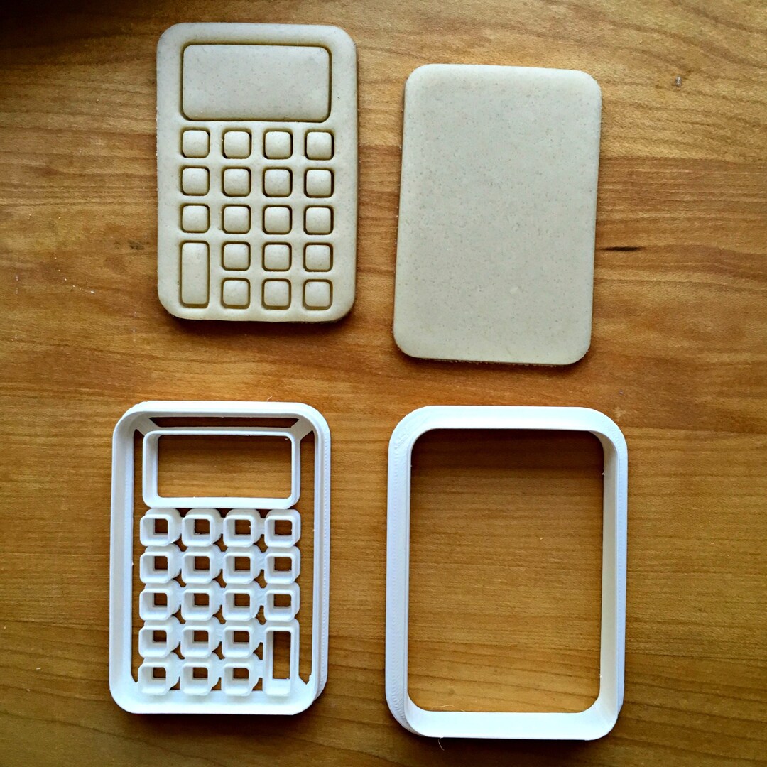 Set of 2 Calculator Cookie Cutters/multi-size /made in the USA - Etsy