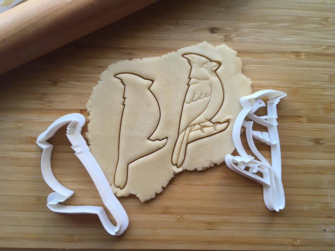 Set of 2 Cardinal Bird Cookie Cutters in Multi-sizes - Etsy