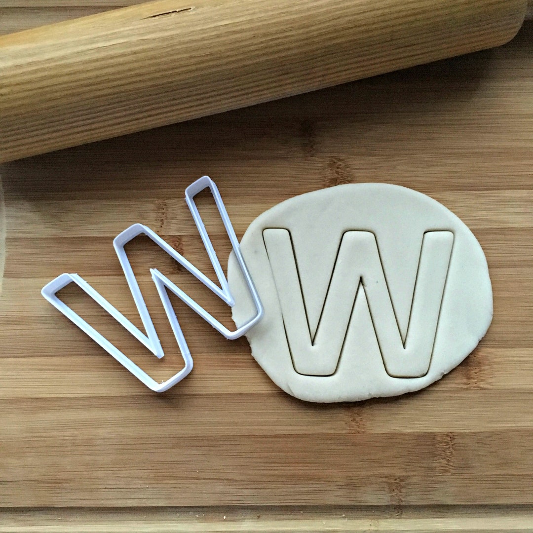 Letter W Cookie Cutter in Multiple Sizes - Etsy