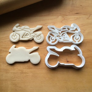 Set of 2 Sport Motorcycle Cookie Cutters/multi-size /made in the USA - Etsy