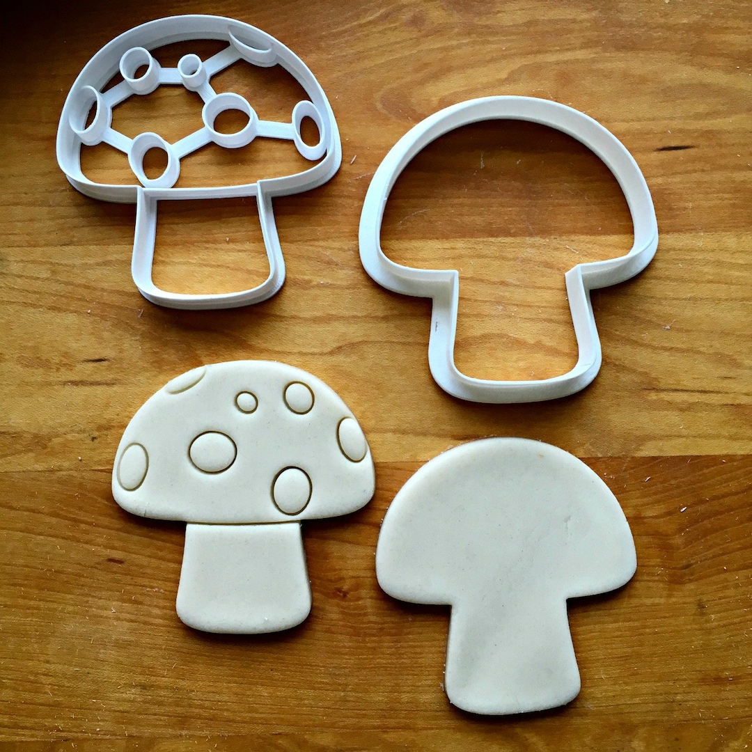 Set of 2 Mushroom Cookie Cutters/multi-size /made in the USA - Etsy