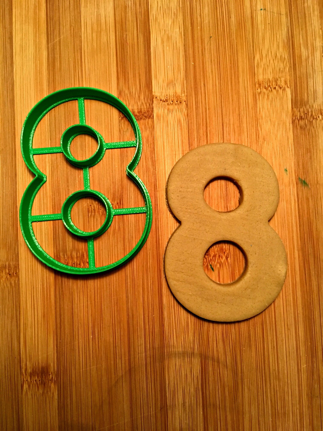 Number 8 Cookie Cutter/multi-size/choose Standard or Dishwasher Safe ...
