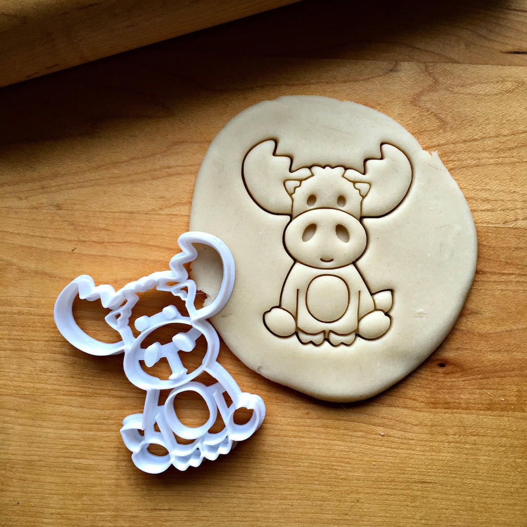 Baby Moose Cookie Cutter in Multiple Sizes - Etsy