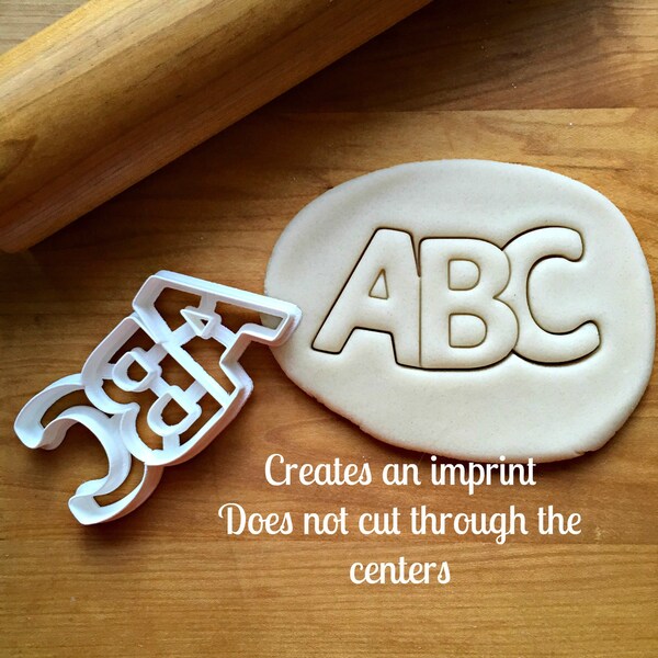 Abc Cookie Cutter - Etsy
