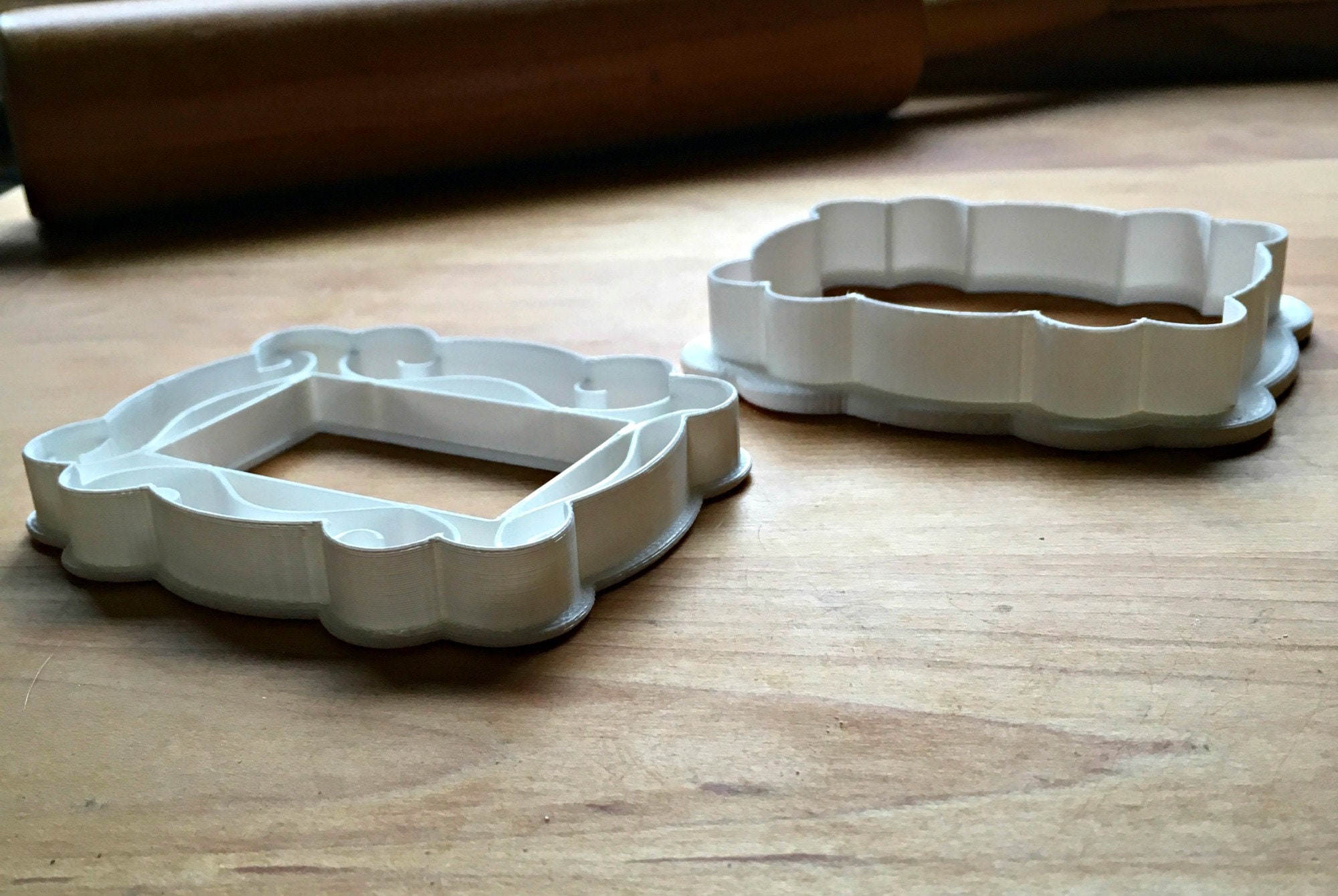 Set of 2 Picture Frame Cookie Cutters/multi-size - Etsy