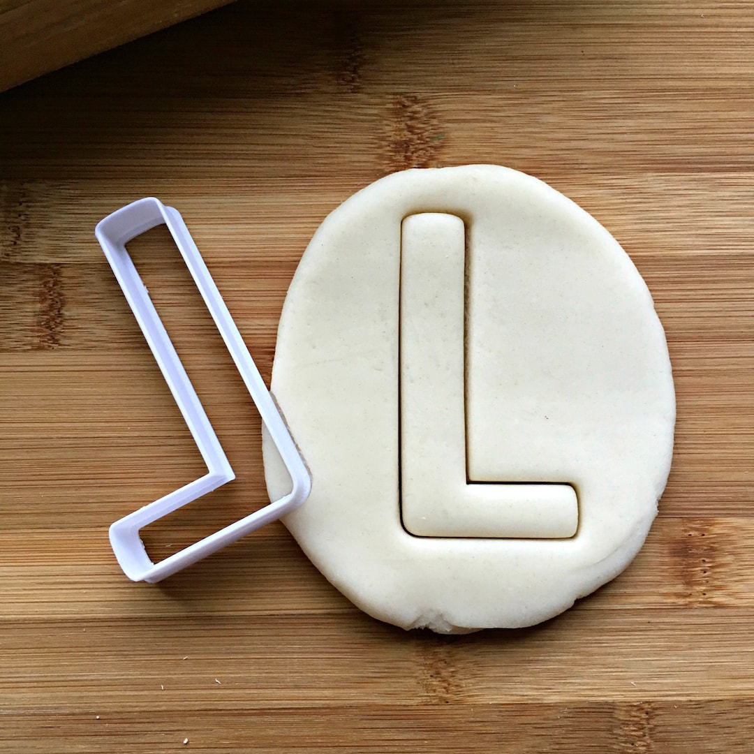 Letter L Cookie Cutter in Multiple Sizes - Etsy