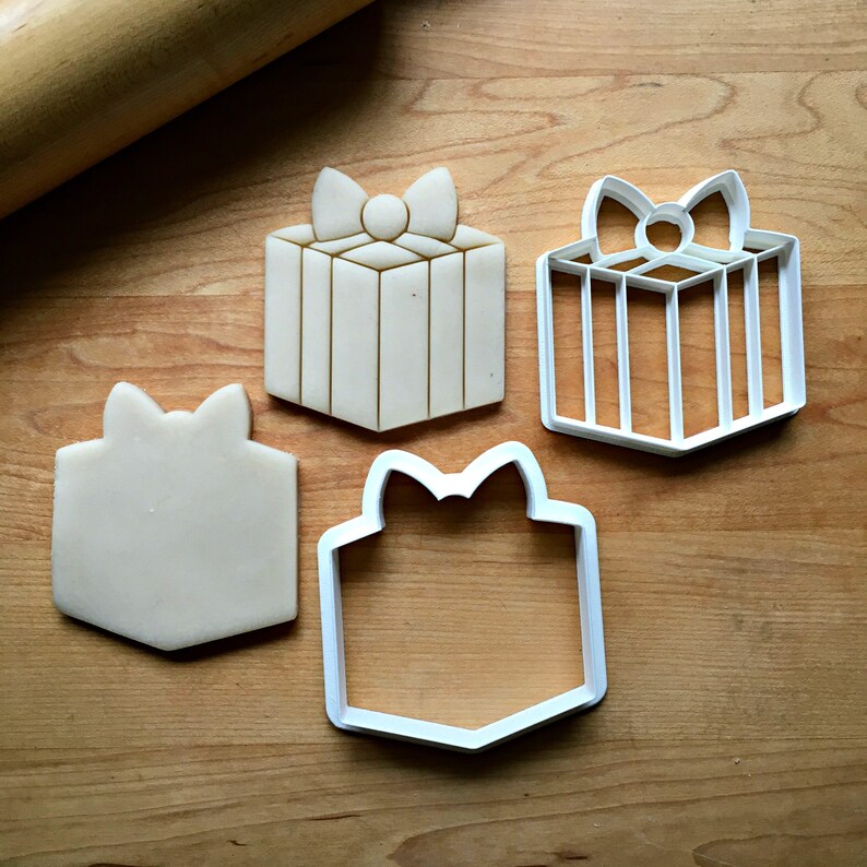 Set of 2 Presentgift Cookie Cutters/multi-size/choose Standard or ...
