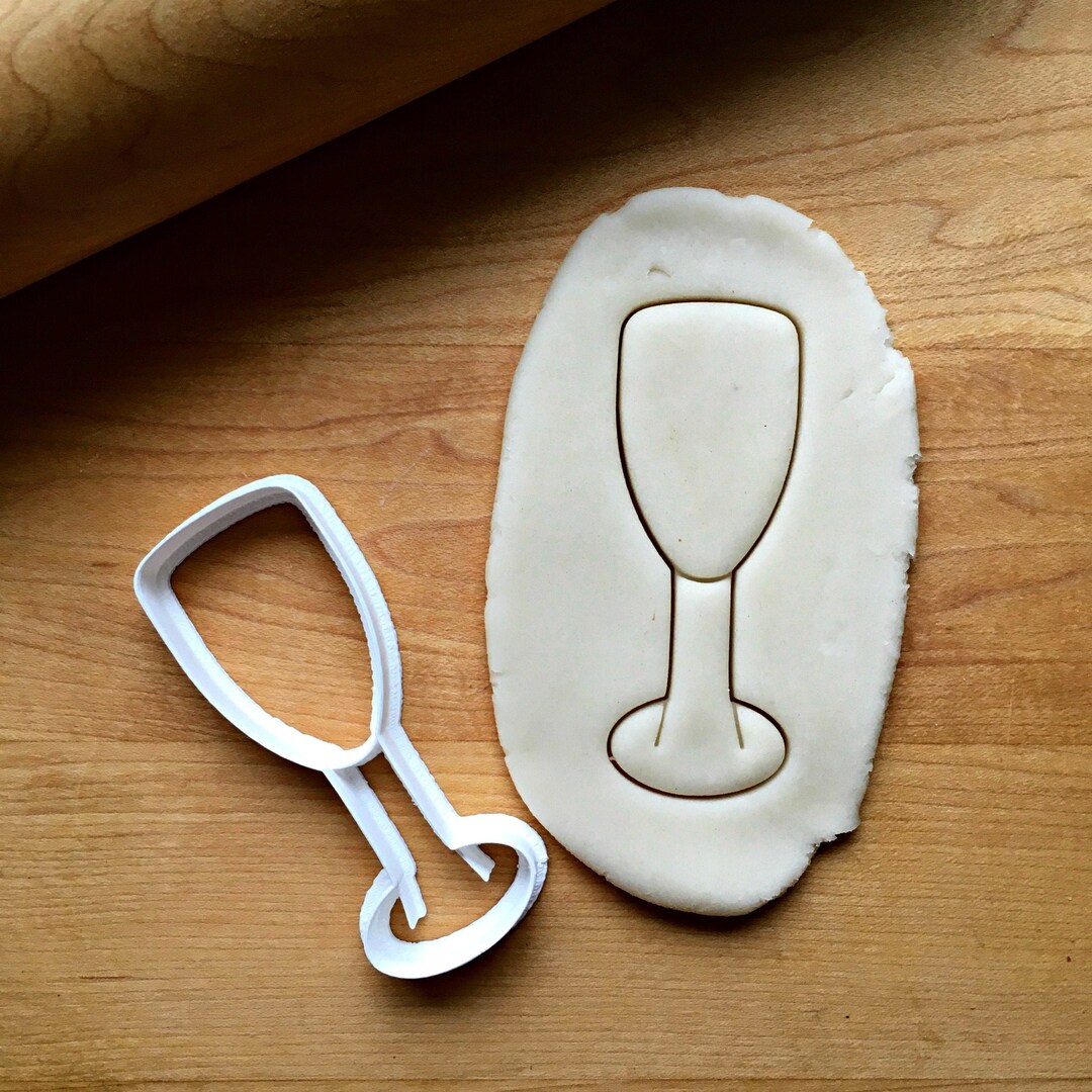Champagne Glass Cookie Cutter in Multiple Sizes - Etsy