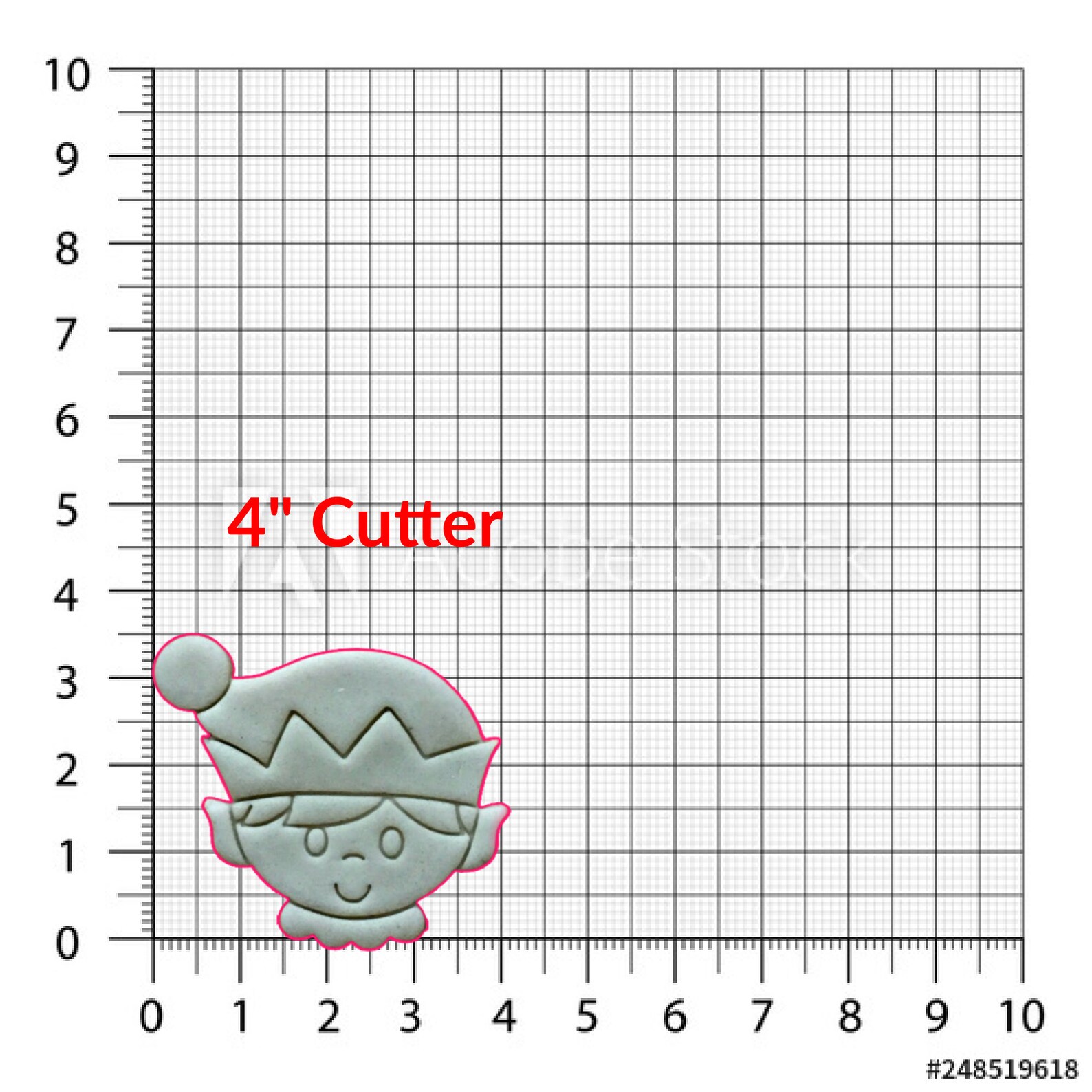 Set of 2 Elf Cookie Cutters/multi-size | Etsy