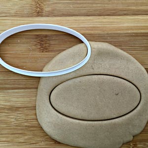 Oval Cookie Cutter/ Multi-size/dishwasher Safe Available - Etsy
