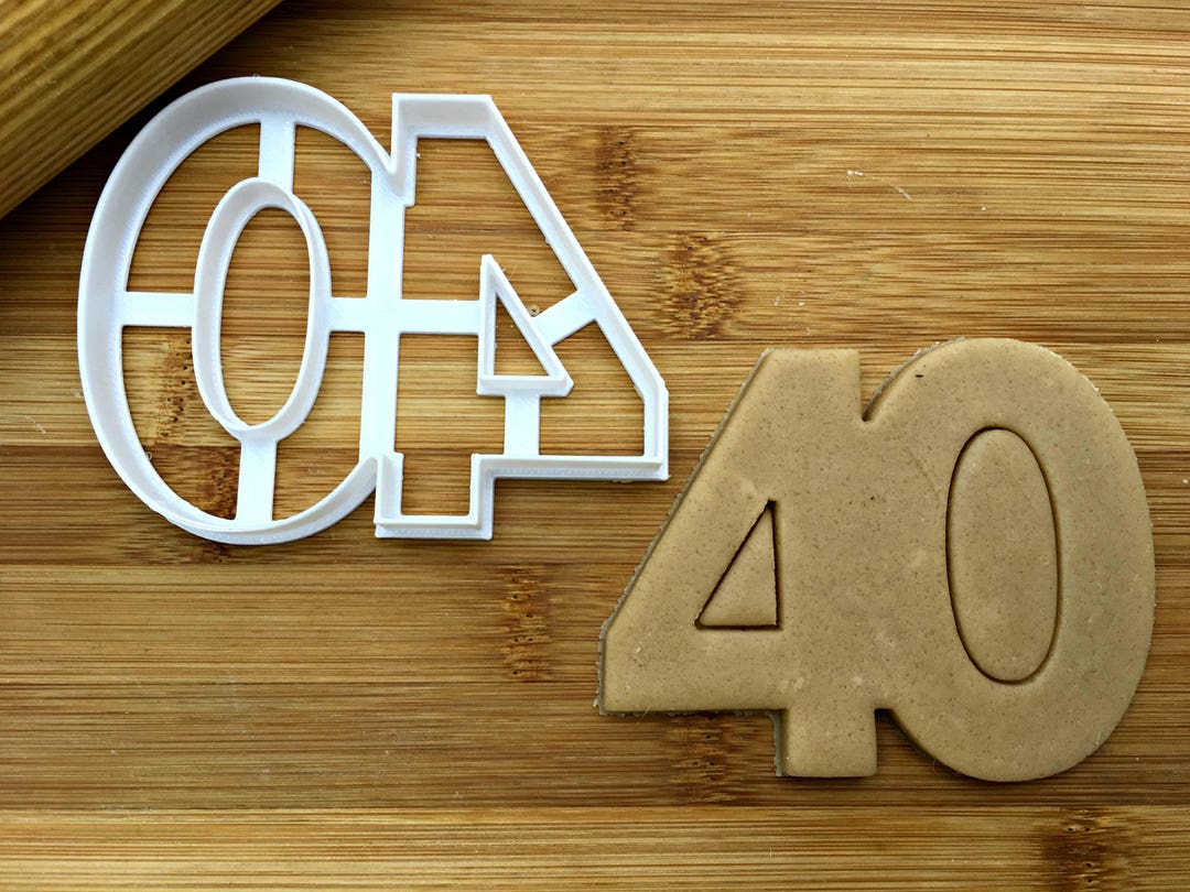 Number 40 Cookie Cutter/multi-size/makes an Imprint new Sizes - Etsy