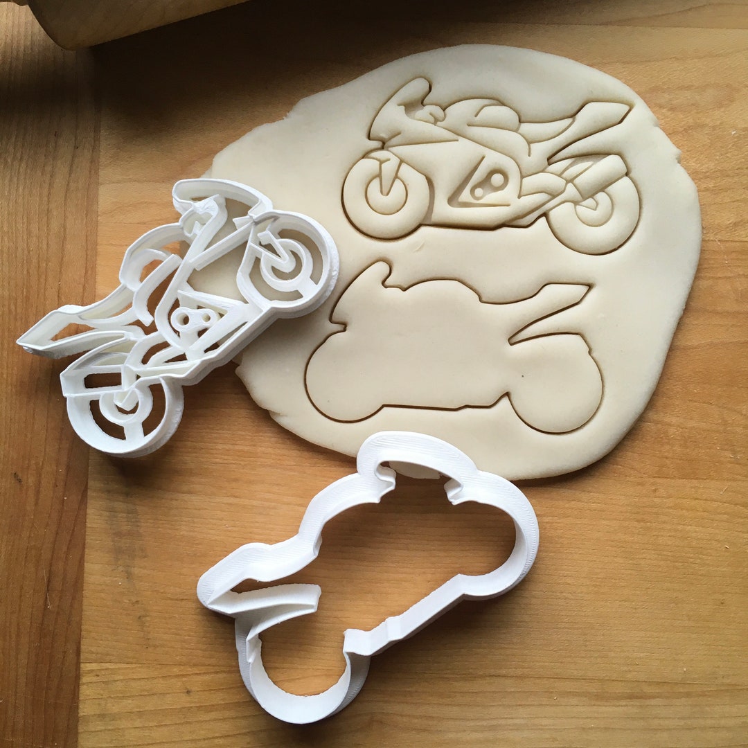 Set of 2 Sport Motorcycle Cookie Cutters/multi-size /made in the USA - Etsy