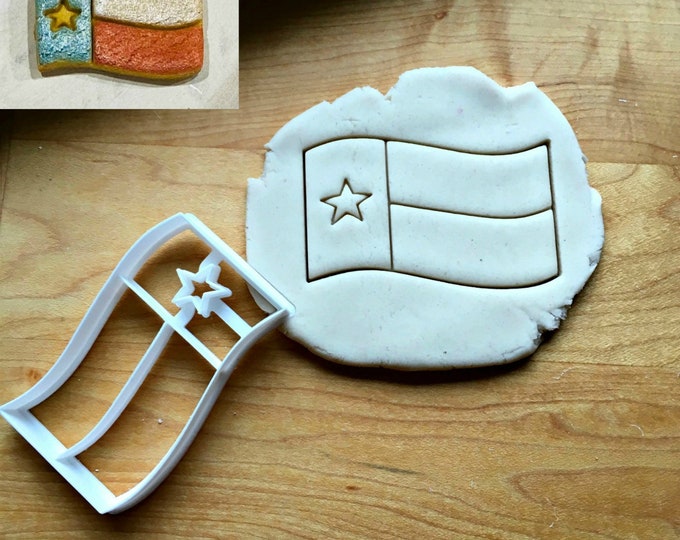 Texas Flag Cookie and Fondant Cutters TEXAS SIZED Options - Etsy