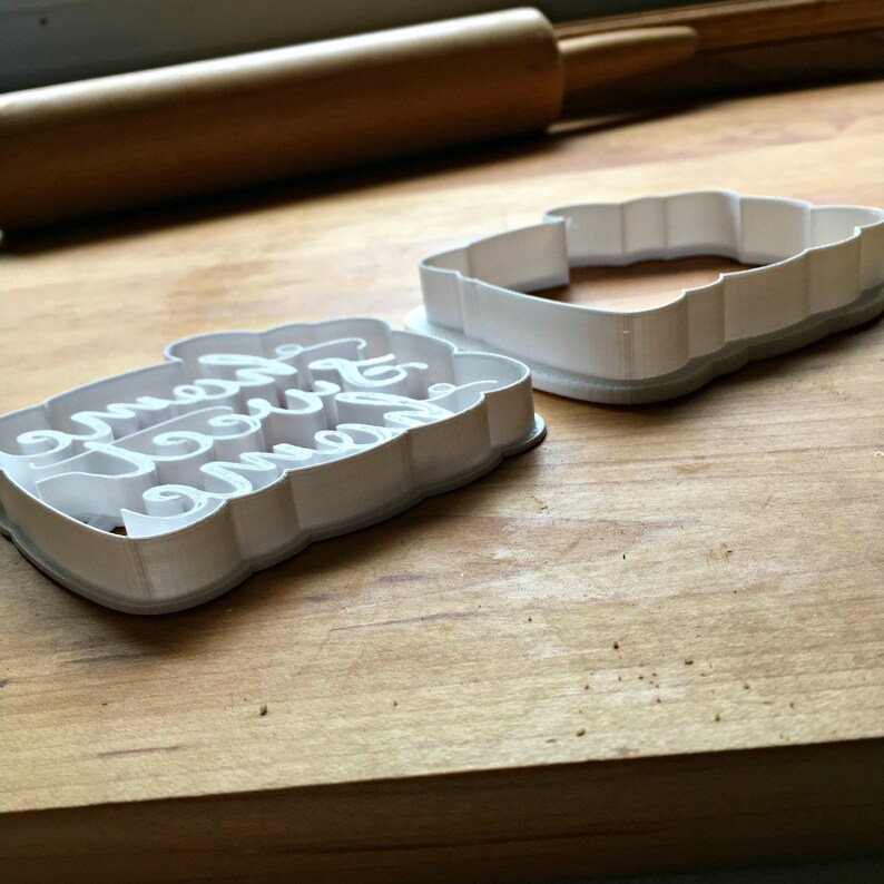 Set of 2 Home Sweet Home Script Cookie | Etsy