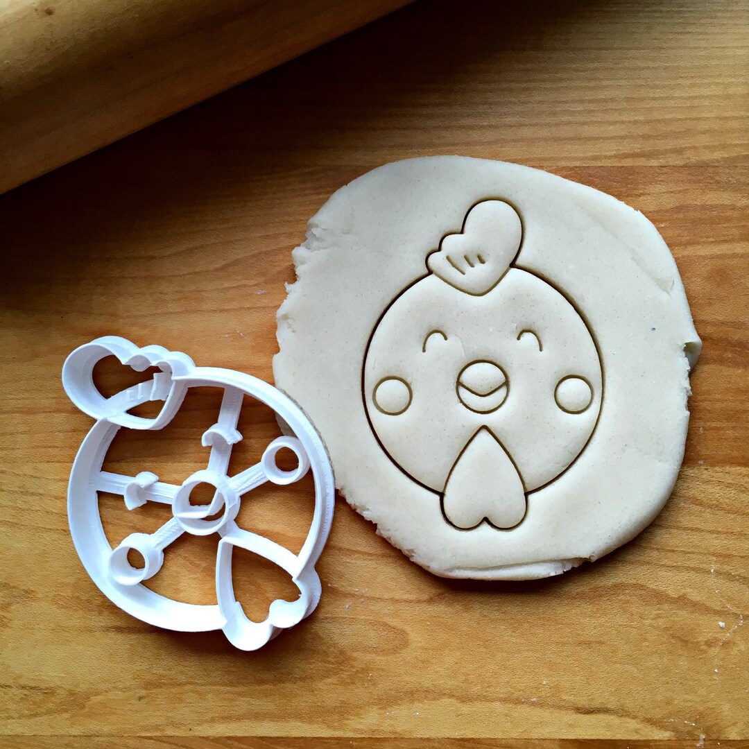 Baby Chick Face Cookie Cutter in Multi-size/farm Animal - Etsy