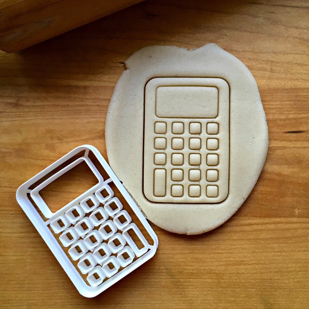 Calculator Cookie Cutter in Multiple Sizes - Etsy