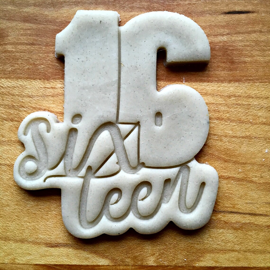 Lettered Number 16 Cookie Cutter/multi-size/dishwasher Safe | Etsy