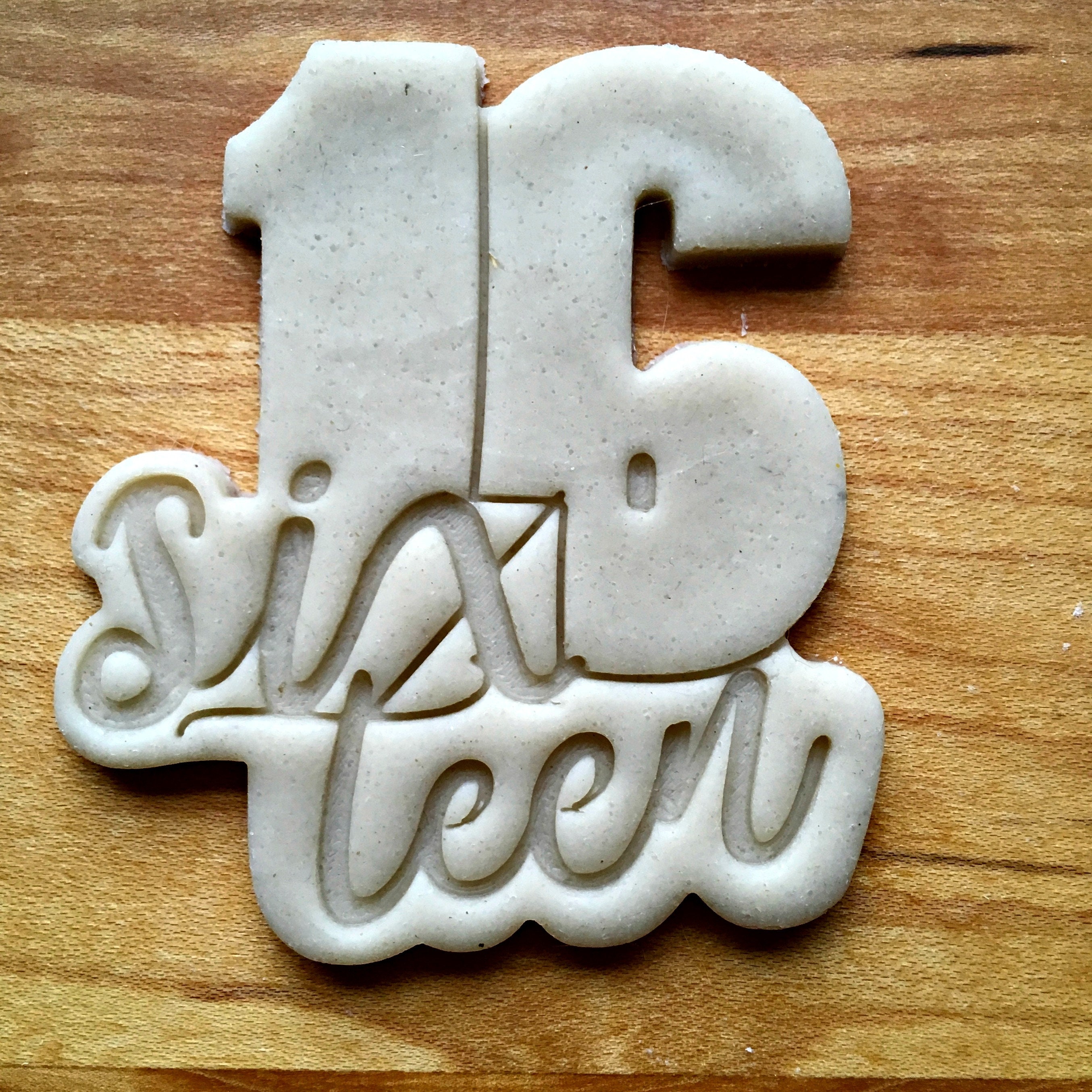 Lettered Number 16 Cookie Cutter/multi-size/dishwasher Safe - Etsy