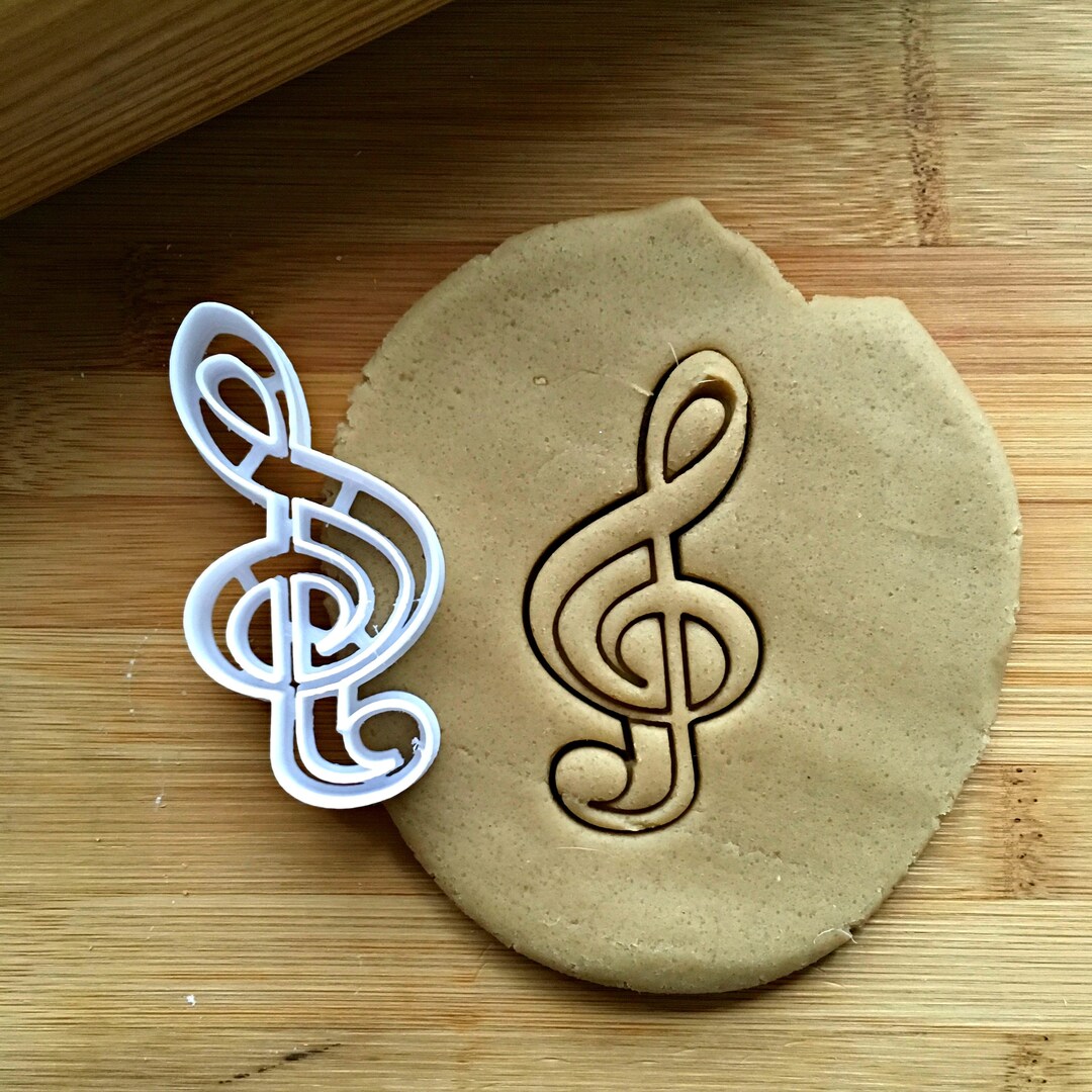 Treble Clef Cookiefondant Cutter / - Etsy