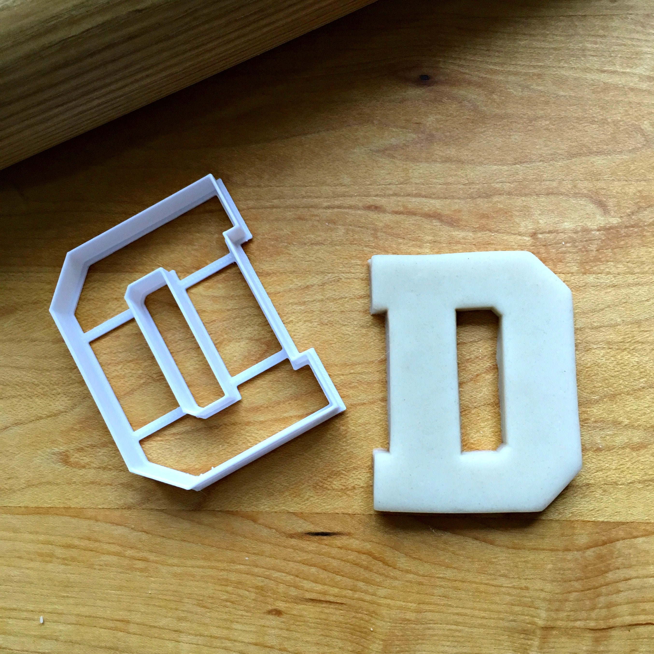 Varsity Letter D Cookie Cutter/creates a Cutout/multi-size - Etsy