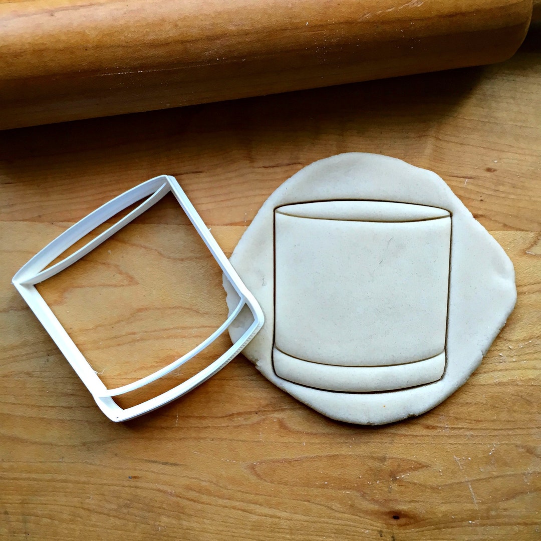Tumbler Glass Cookie Cutter in Multiple Sizes - Etsy
