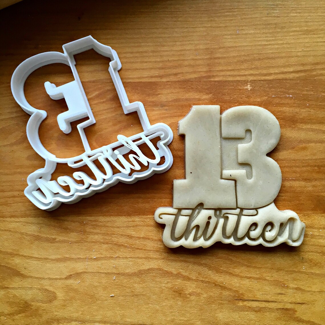 Set of 6 Lettered Number Cookie Cutters - Etsy