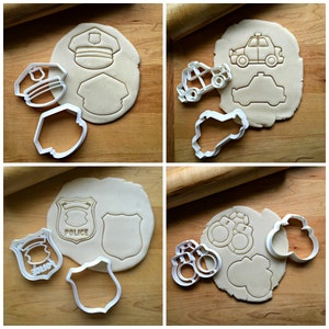 Set of 8 Police Cookie Cutters/multi-size - Etsy
