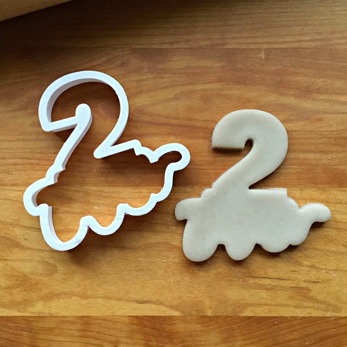 Set of 2 Lettered Number 2 Cookie - Etsy