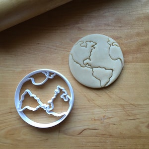 Earth/world Cookie Cutter/multi-size - Etsy