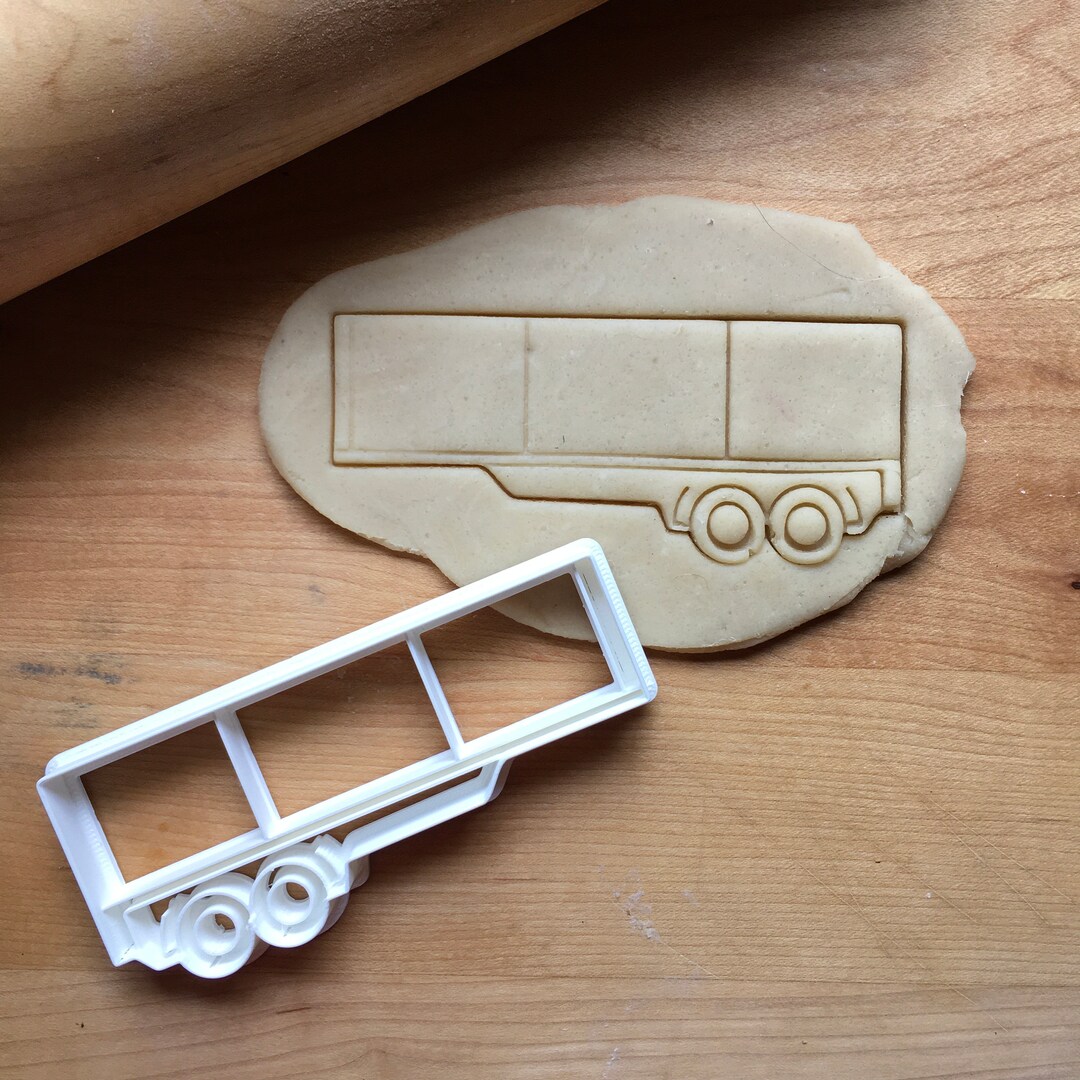Semi Truck Trailer Cookie Cutter in Multiple Sizes - Etsy