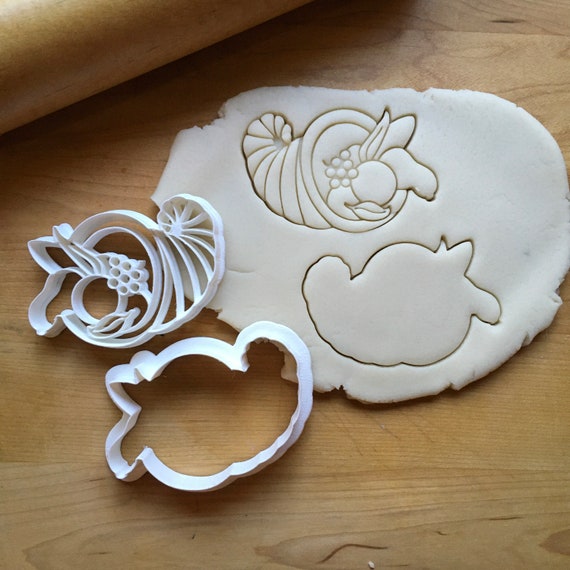 Set of 2 Cornucopia Cookie Cutters/ Multi-size | Etsy