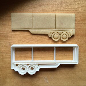 Set of 2 Semi Truck and Trailer Cookie Cutters in Multiple Sizes - Etsy