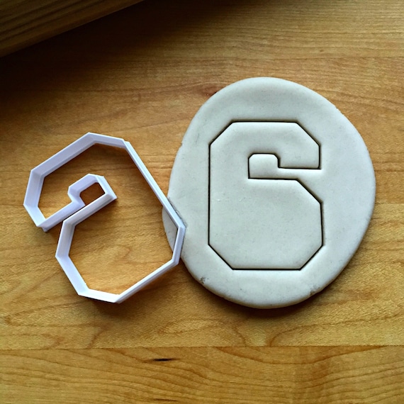 Varsity Number 6 Cookie Cutter/Multi-Size/Dishwasher Safe | Etsy